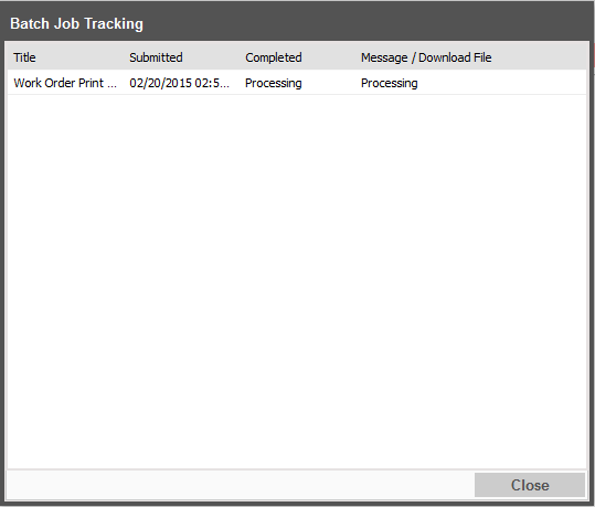 Printing Work Orders | Accelix Customer Success Portal | Fluke Corporation