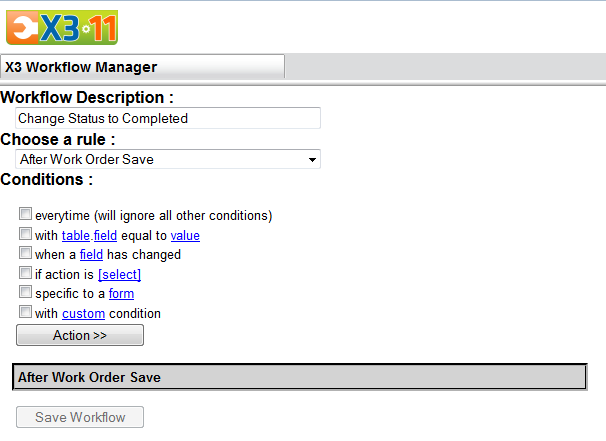 Work Orders in the Workflow Manager | Accelix Customer Success Portal ...