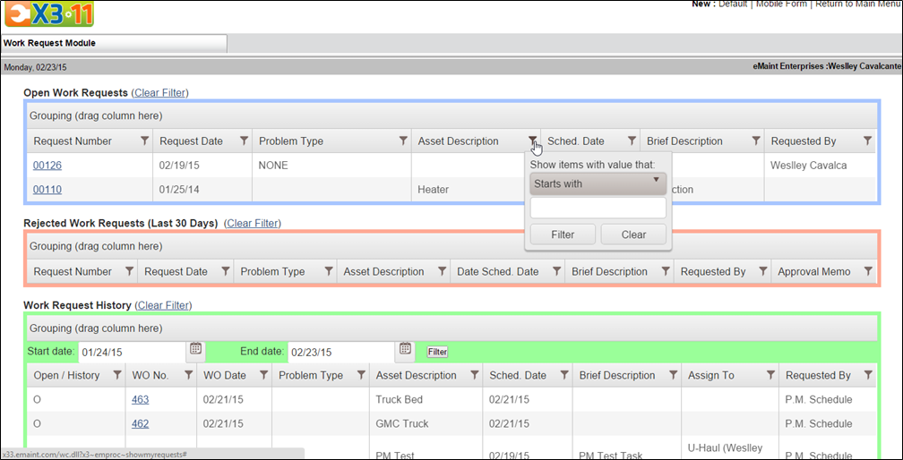 Work Requestor | Accelix Customer Success Portal | Fluke Corporation